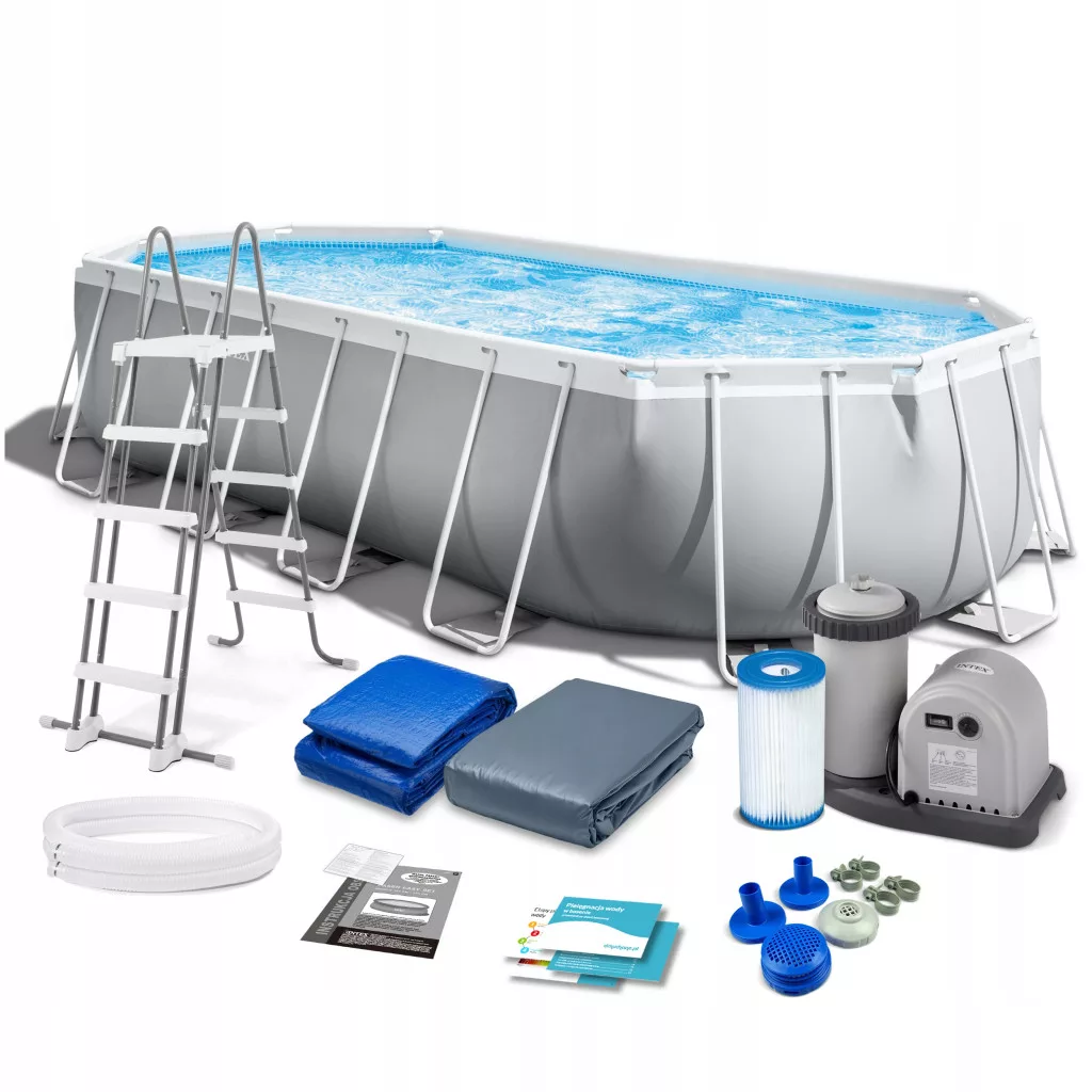 Intex Oval Frame Pool 610 x 305 cm - www.kamenik-at.de