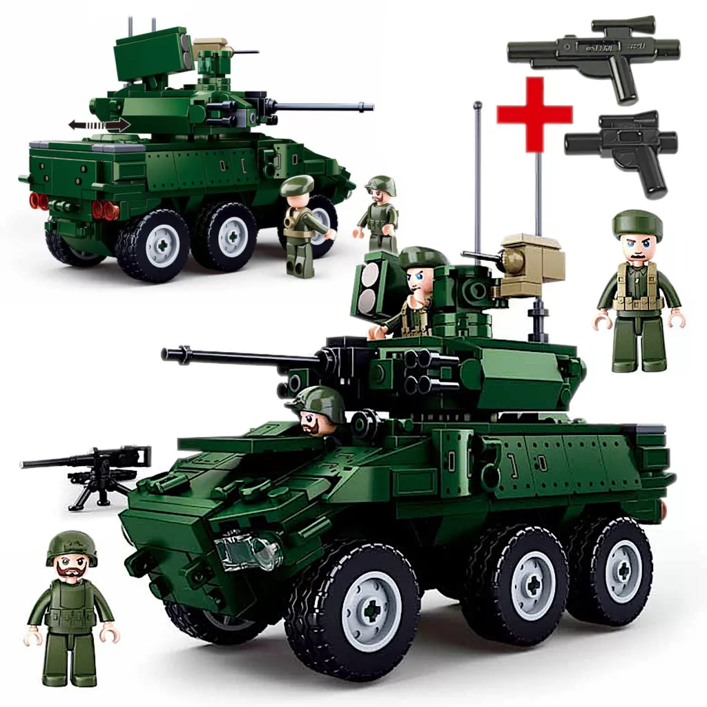 BLOCKS TANK Kampffahrzeug 6x6 EBRC JAGUAR PANZERFAHRZEUG MIL